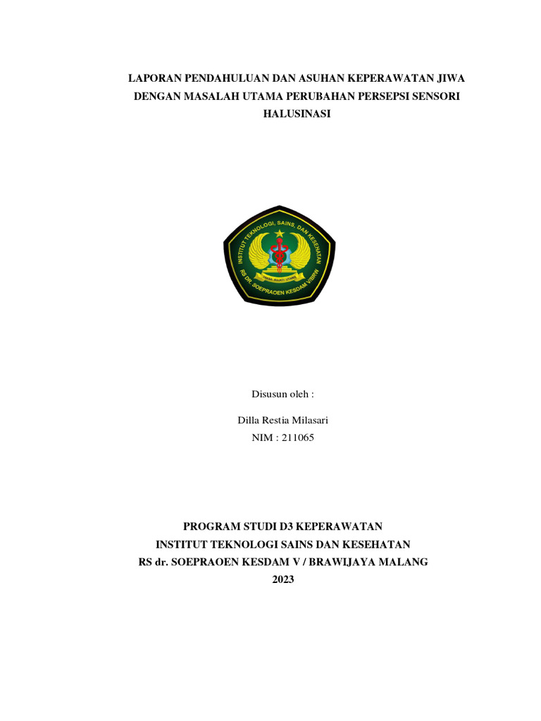 LP Dan SP Halusinasi Yus | PDF