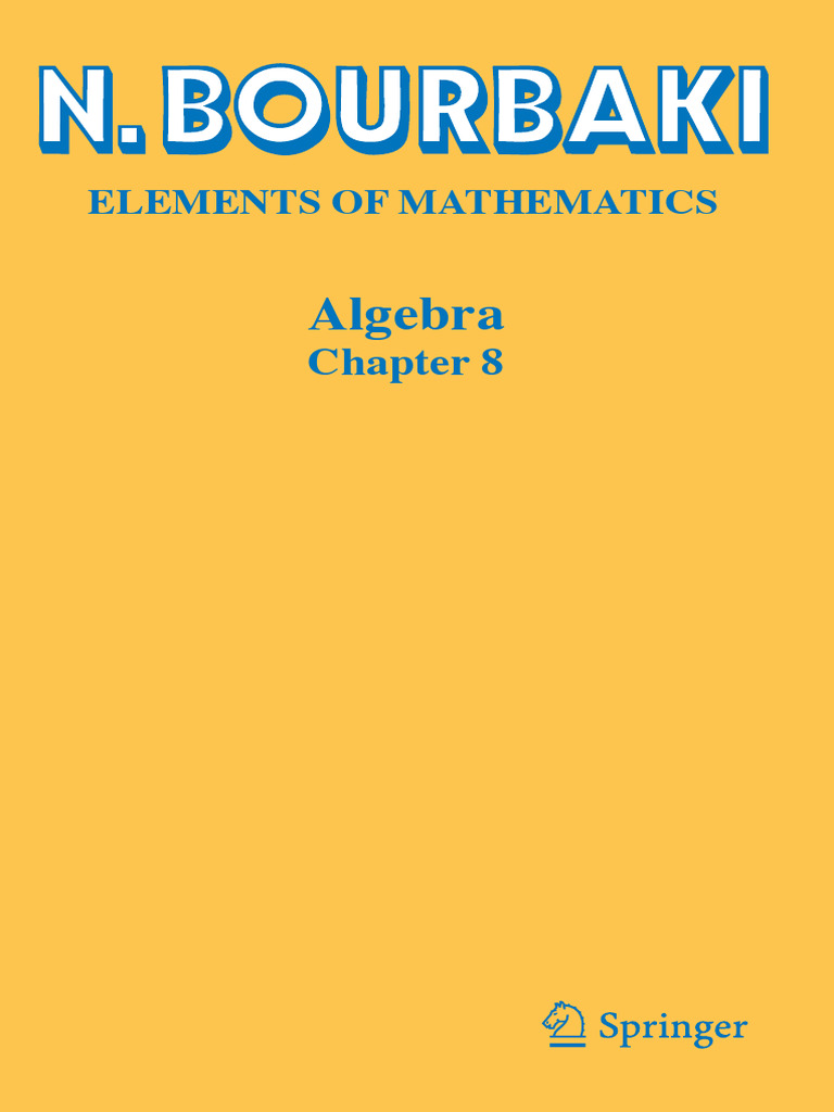 Algebra: Elements of Mathematics | PDF | Ring (Mathematics) | Module ...