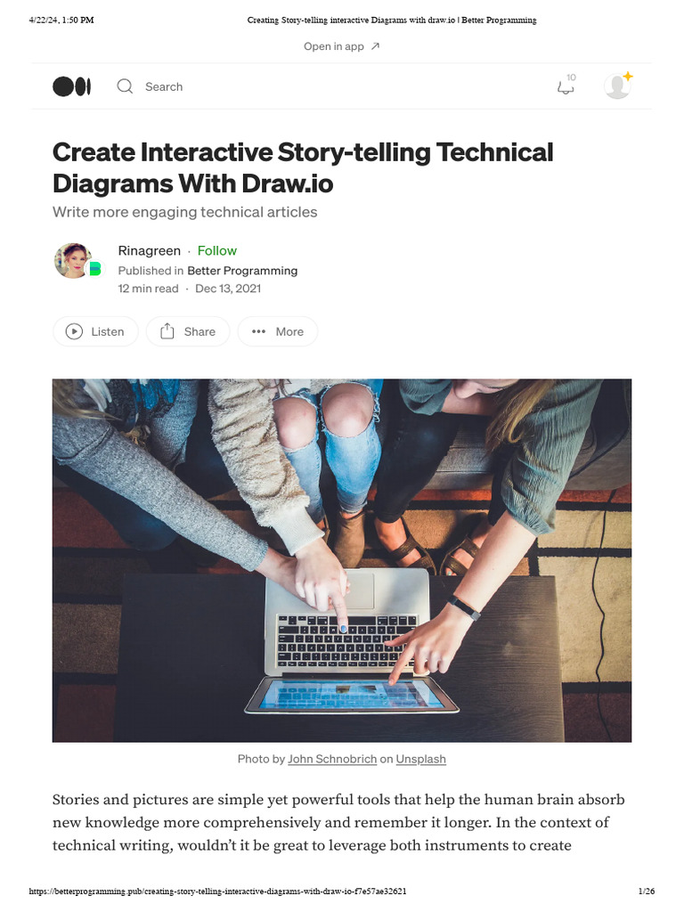 Creating Story-Telling Interactive Diagrams With Draw - Io - Better ...