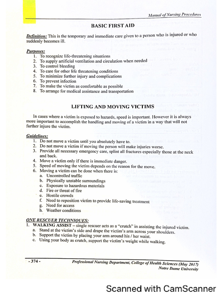 Basic First Aid | PDF
