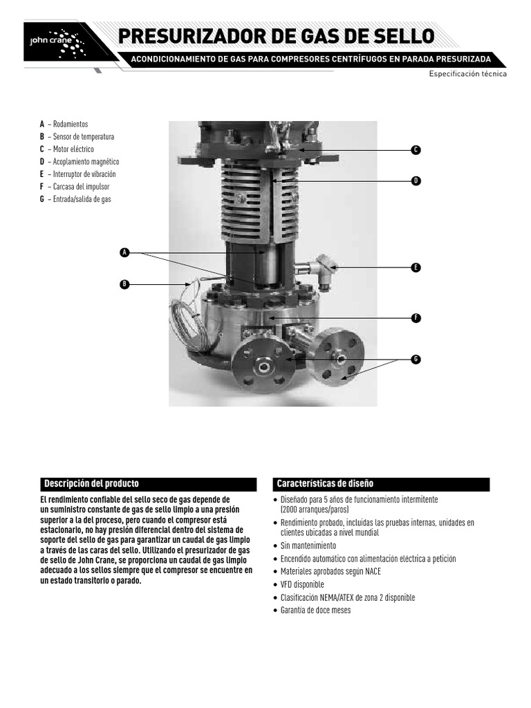 TDS-Seal Gas Booster - A4 - LatSPA - LR | PDF | Gases