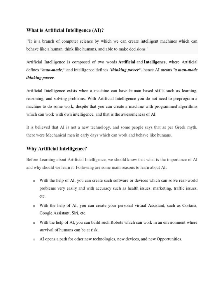 Aiml Unit 1 Pdf Artificial Intelligence Intelligence Ai Semantics