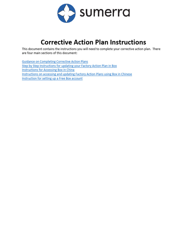 Sumerra CAP Instructions | PDF | Personal Protective Equipment | Policy