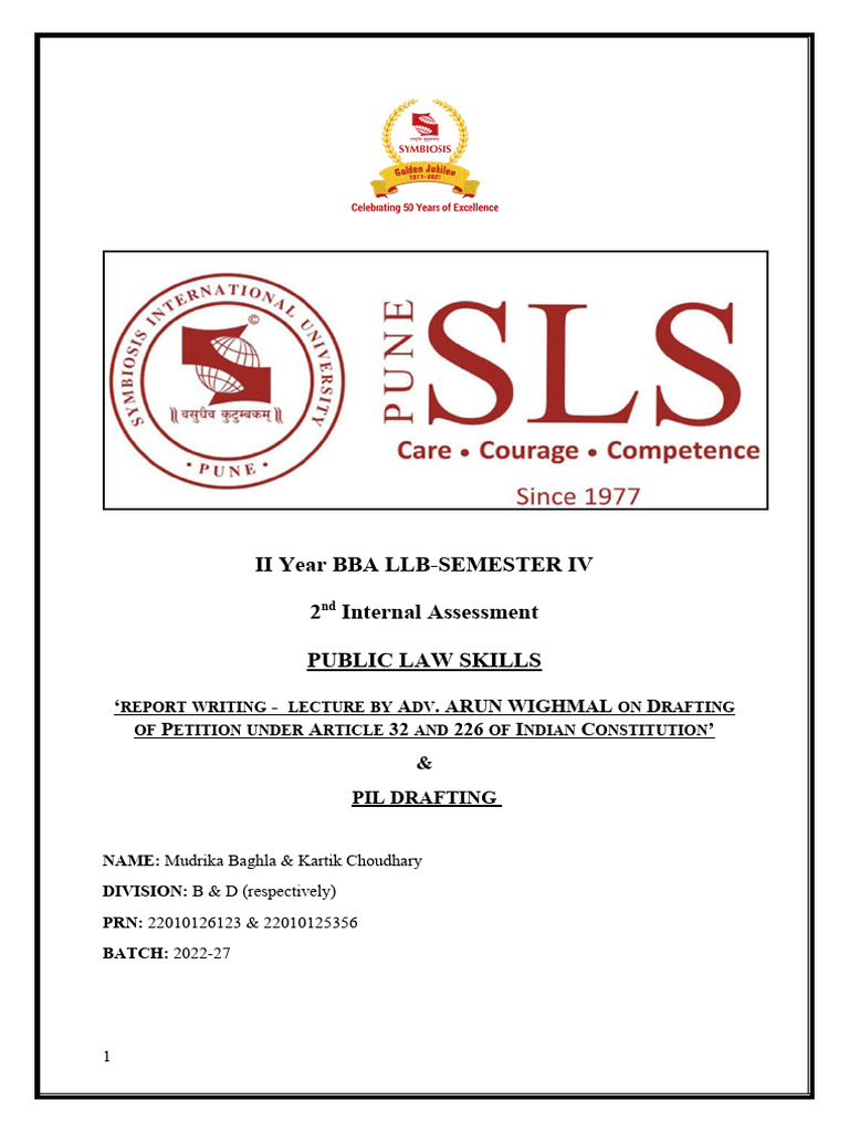 PLS Report | PDF | Writ | Privacy