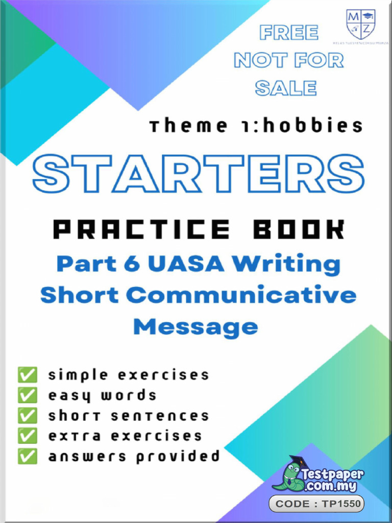 Uasa Short Communicative Message Theme Hobbies 01 | PDF