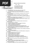 Anamnese TEA | PDF | Espectro do autismo | Família