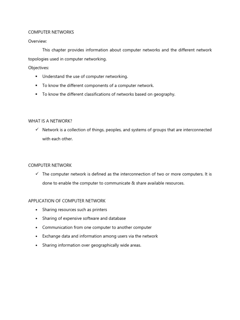Computer Networks | PDF | Network Topology | Computer Network