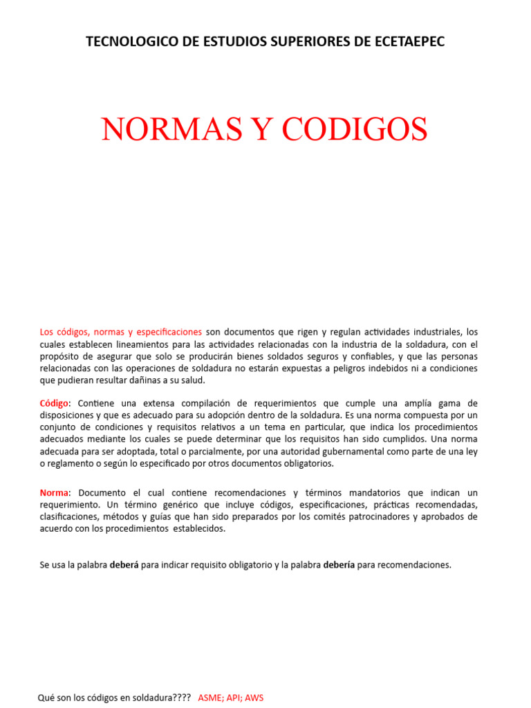 3normas y Codigos | PDF | Soldadura | Construcción