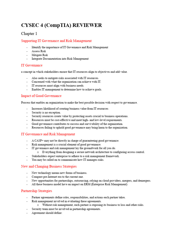 Cybersec Reviewer | PDF | Computer Security | Security