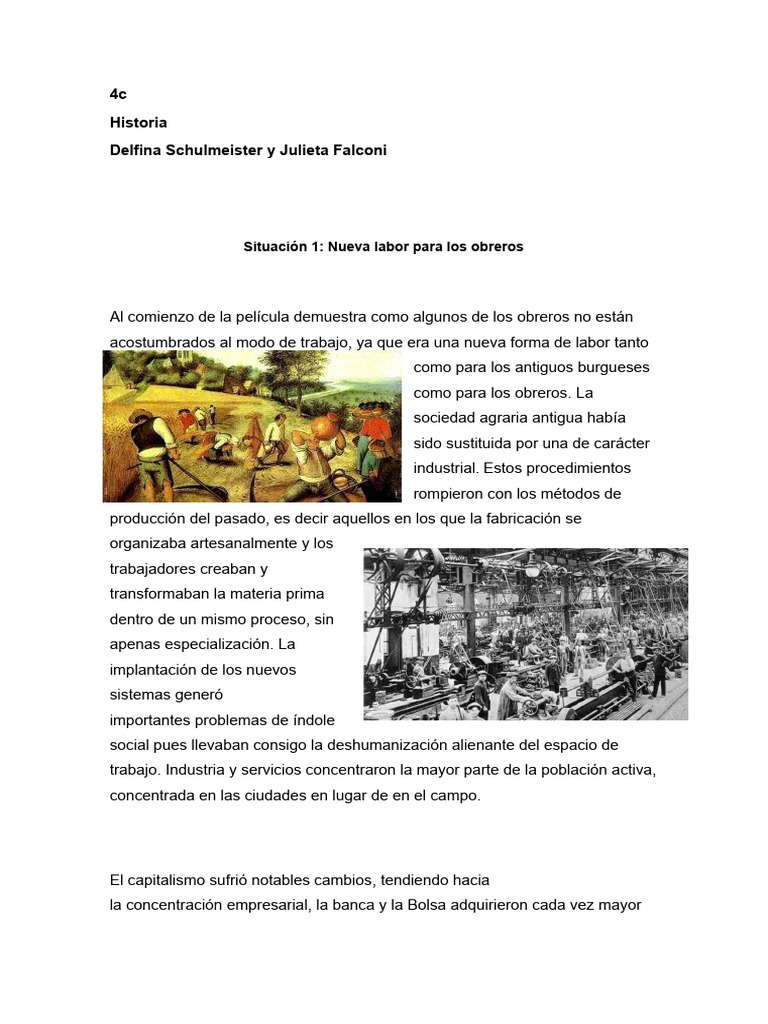 Revolución Industrial y Movimiento Obrero | PDF | Economias ...