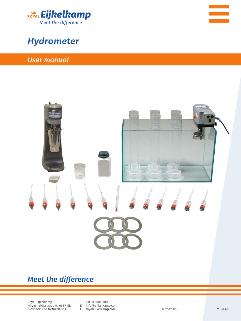 M 0830e Hydrometer | PDF | Silt | Soil