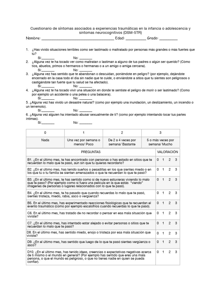 TEPT | PDF | Ciencias del comportamiento | Las emociones