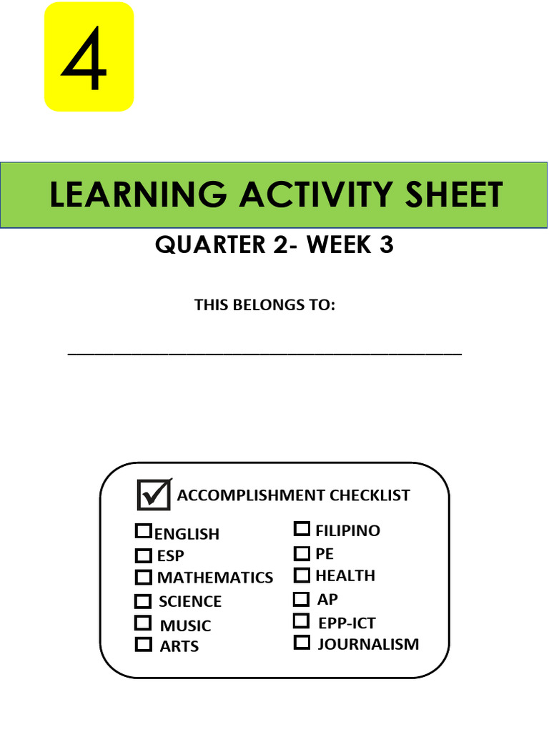 Grade 4-LAS-Q2-W3 | PDF