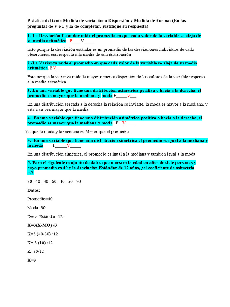 Ejercicios_4-2 | PDF | Desviación Estándar | Diferencia