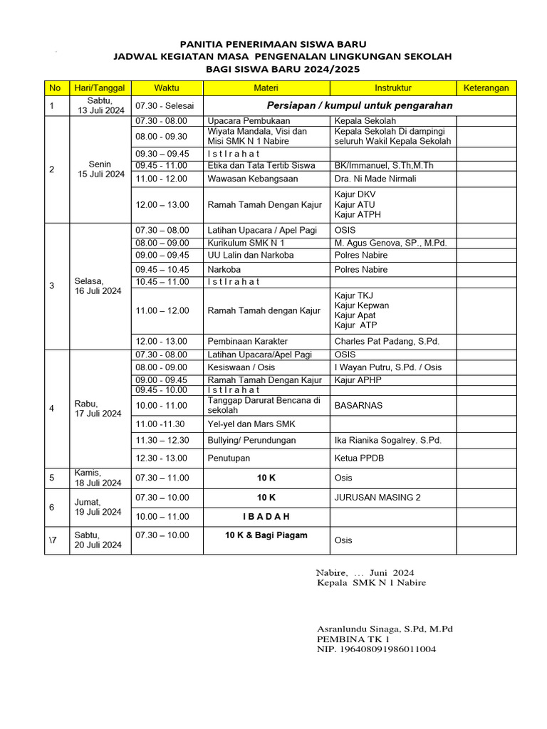 Jadwal MPLS 2024 | PDF