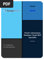 OCI Architect 2023 - Exam | PDF | Cloud Computing | Virtual Private Network