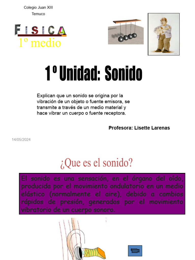El sonido | PDF | Sonido | Frecuencia