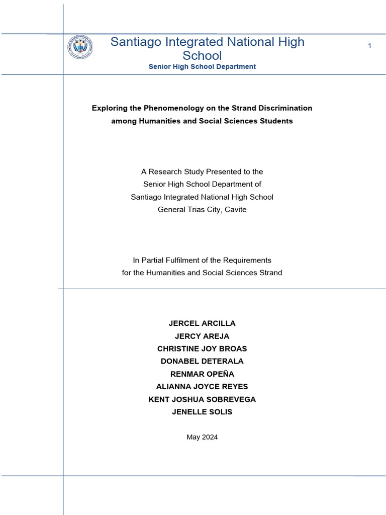 QL - Exploring The Phenomenology On The Strand Discrimination Among ...