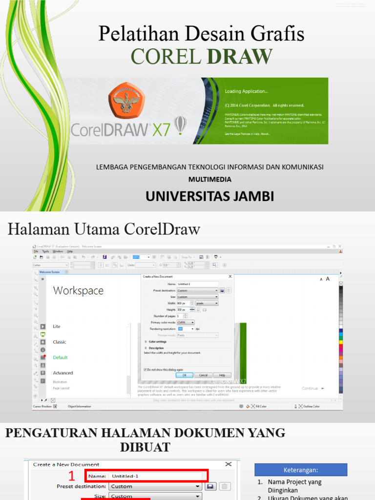 Panduan CorelDraw: Dasar & Antarmuka | PDF
