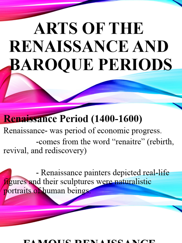 ARTS of the renaissance and baroque period.ppt.khem | PDF | Baroque | Michelangelo