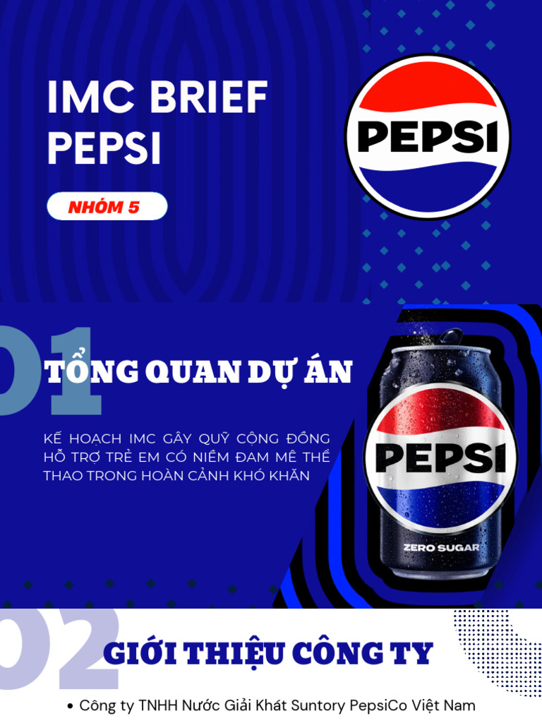K27_IMC_PEPSI BRIEF_ Lớp 17_ Nhóm 5 (1) | PDF