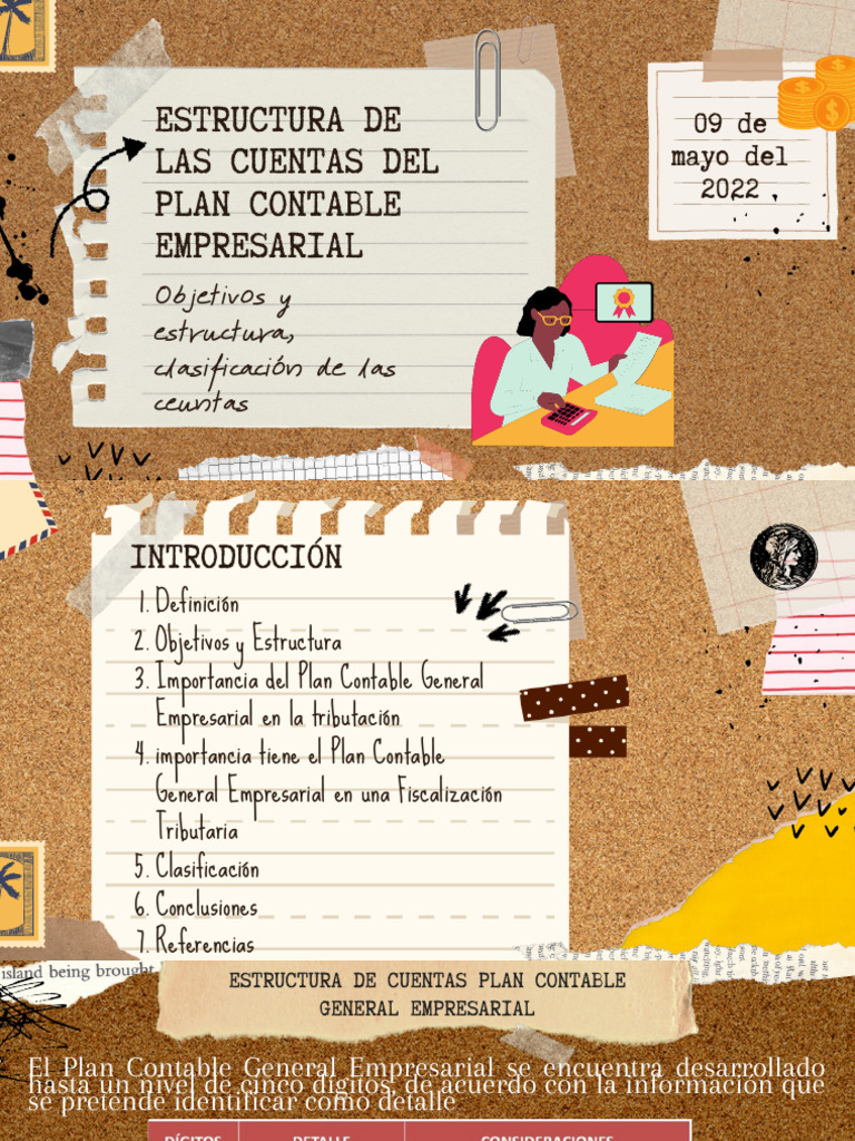 Estructura de Las Cuentas Del Plan Contable Empresarial, PPT | PDF ...