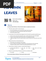 Fall Leaves Mini Book | PDF