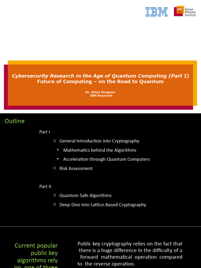 3.4 Quantum Computing - Impact On Security | Download Free PDF ...