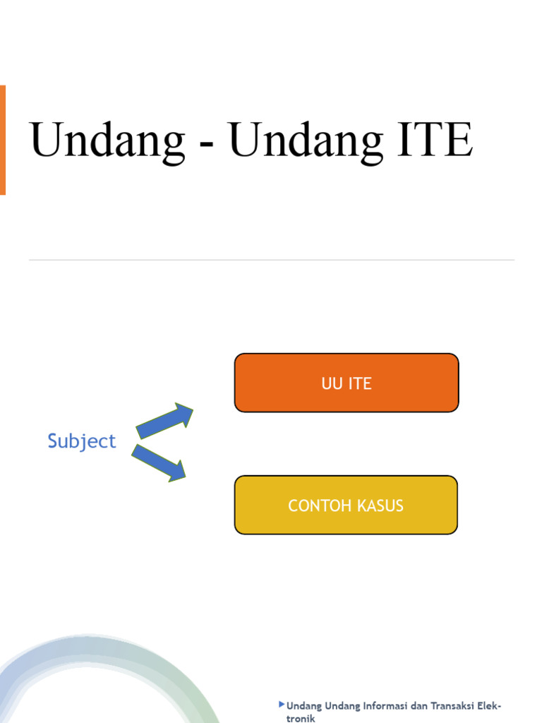Panduan UU ITE dan Kasusnya | PDF