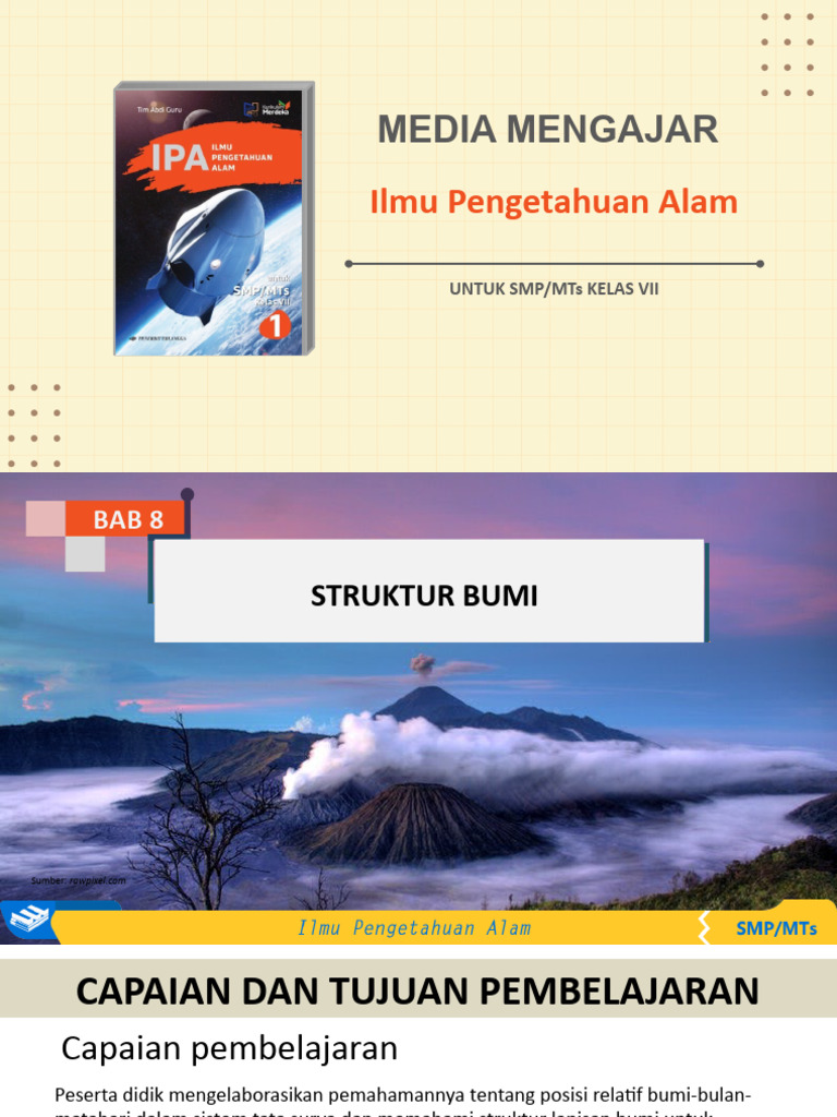 IPA Jilid 1_Bab 8 - Struktur Bumi | PDF