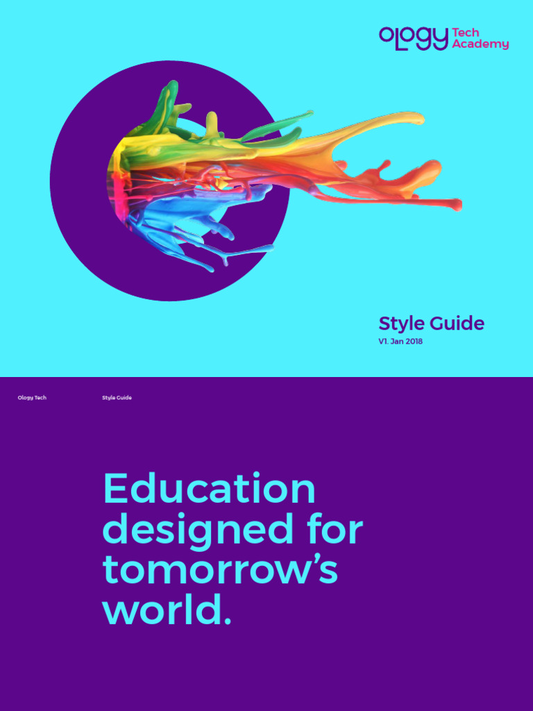 Ology Style Guide - FA01 - V1 Jan | Download Free PDF | Typefaces | Design