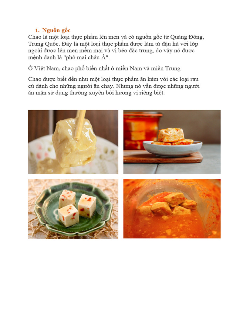Món Chao | PDF