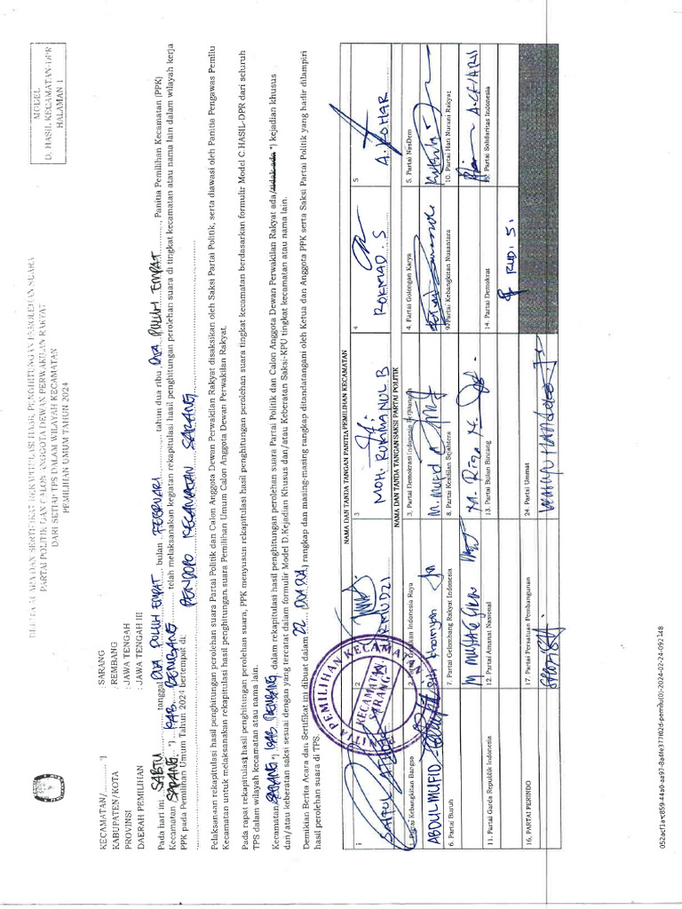 DPR Ri Stempel Fix | PDF