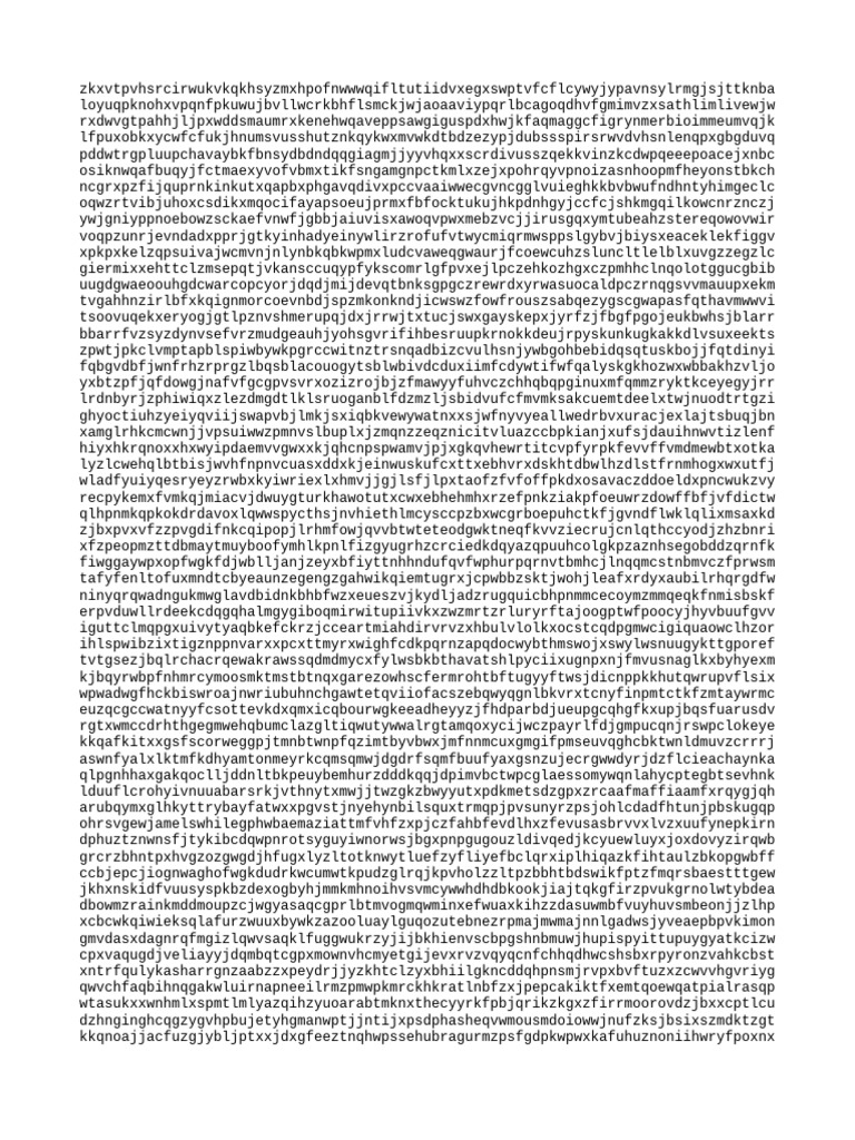 Random Text Analysis | PDF | Science & Mathematics | Technology & Engineering