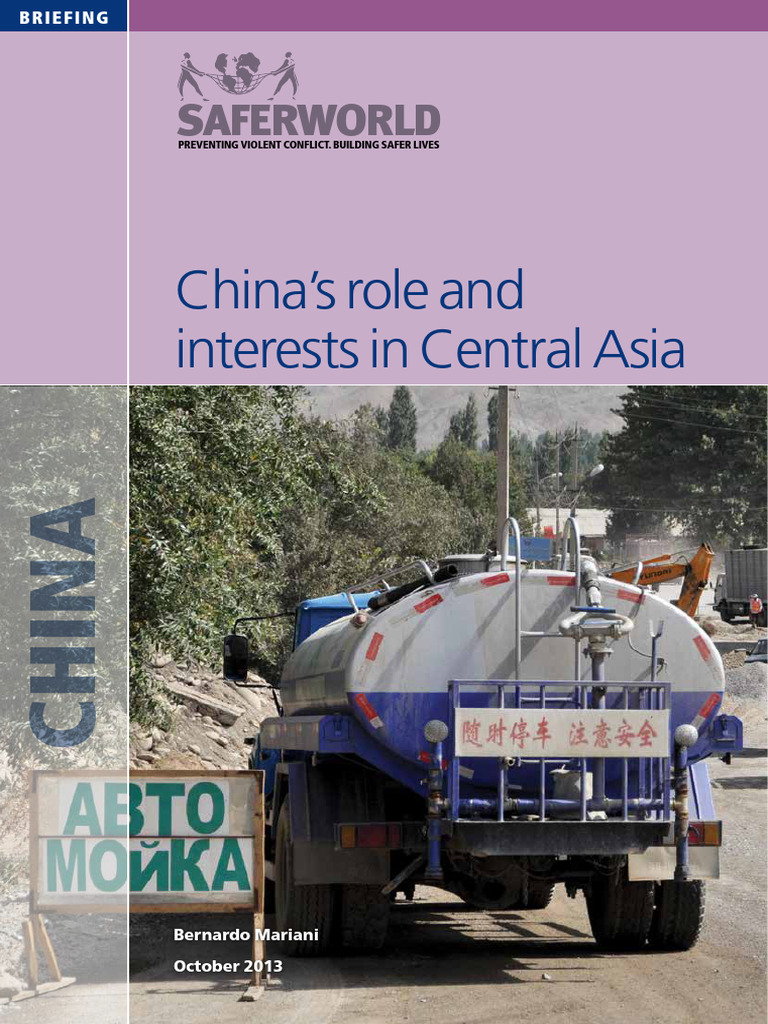 Chinas Role and Interests in Central Asia | Download Free PDF | Central ...