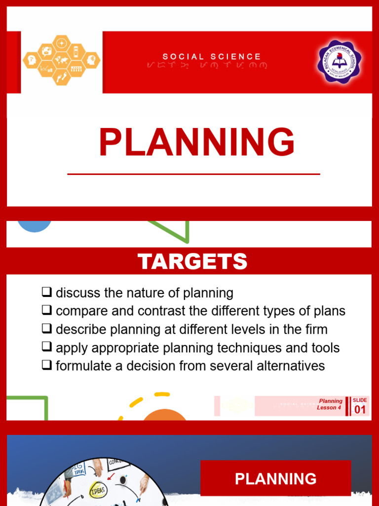 Midterm Lesson 4 Planning Pdf Risk Strategic Planning 