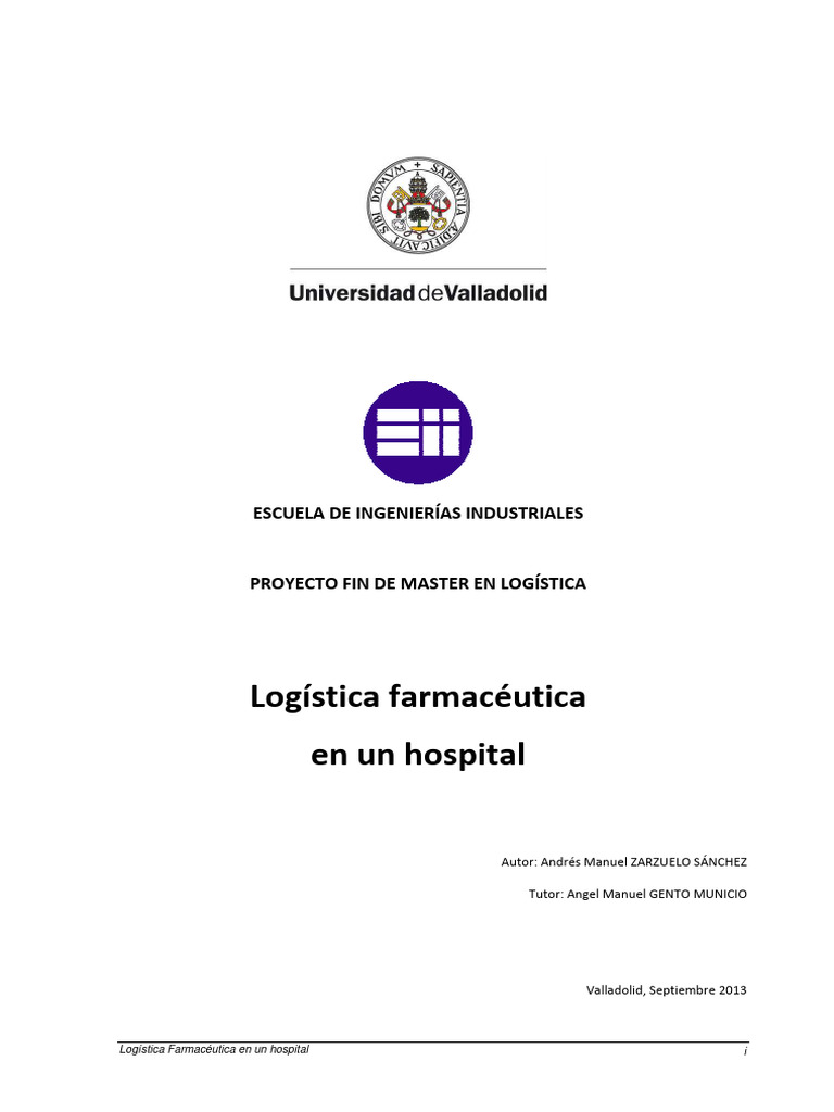 TFM P 110 | PDF | Farmacia | Logística