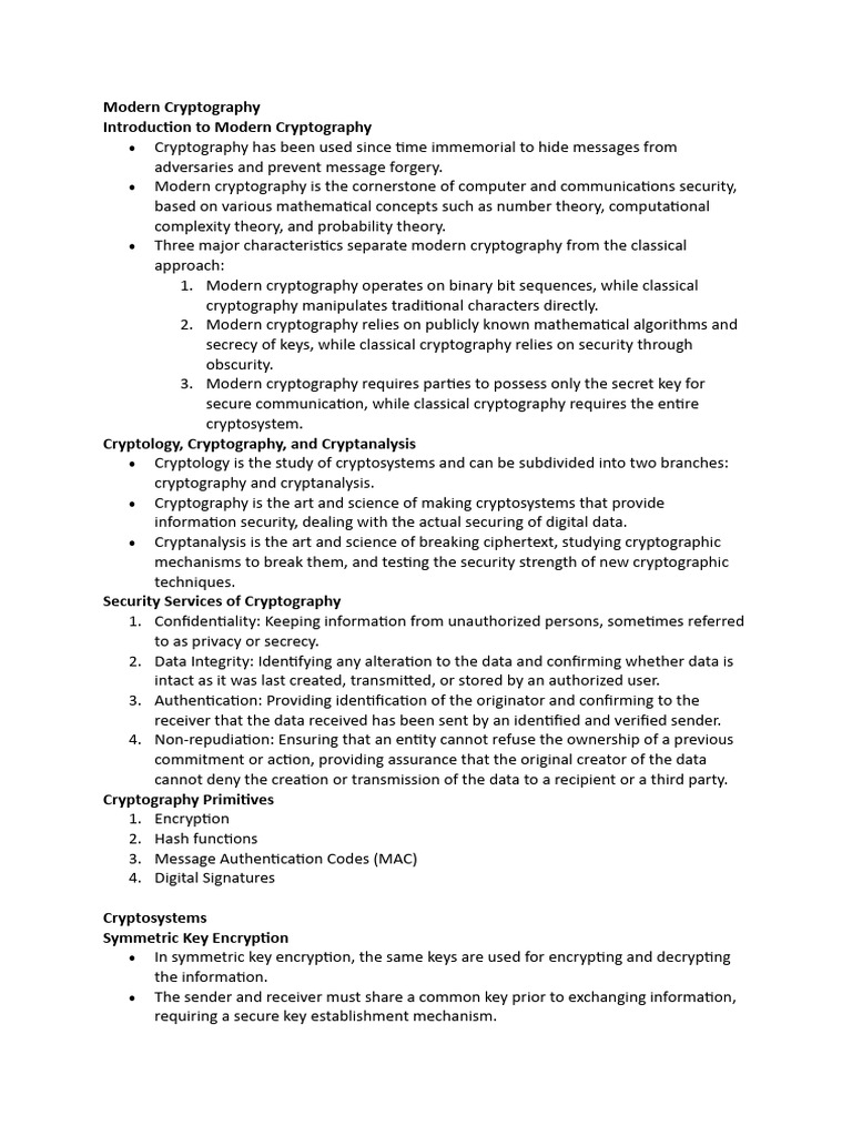Topic 2 Highlights - Cryptographic Tools | PDF | Cryptography | Public ...