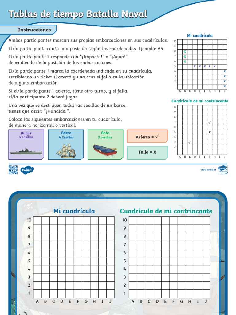 Juego Batalla Naval - 240510 - 083643 | PDF | Buques | Envío