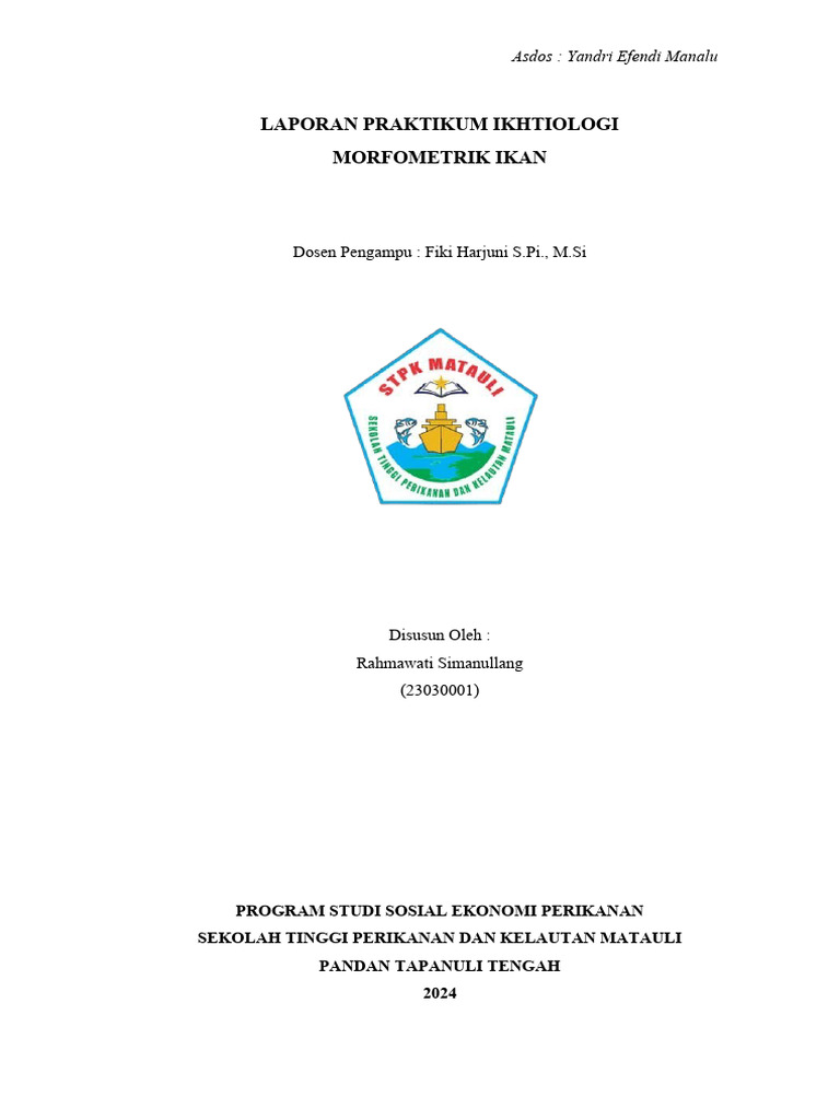 Morfometrik Ikan | PDF