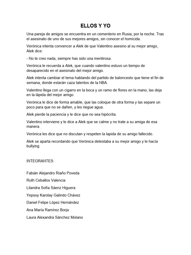 Ellos y Yo | PDF