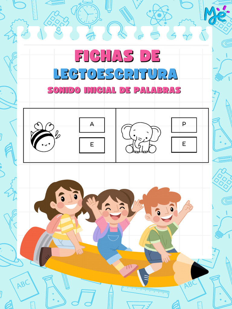 Fichas de Trabajo Del Sonido Inicial de Palabras | PDF