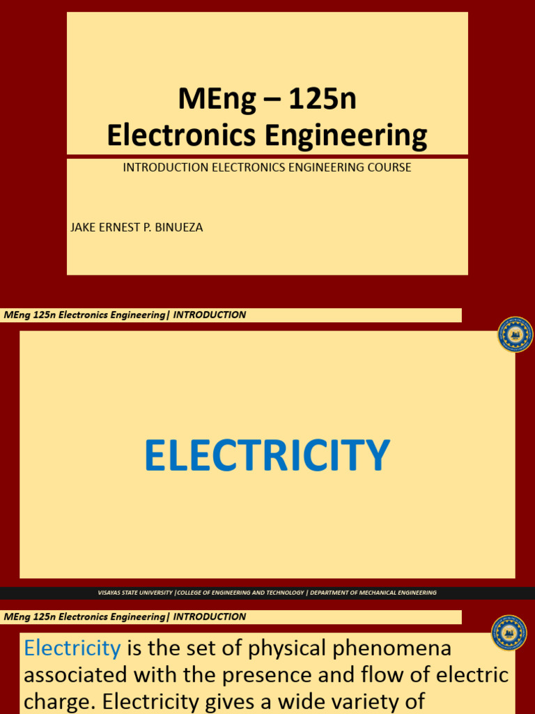 Lesson 1.1 - Fundamentals of Electricity | PDF | Electric Charge | Electron