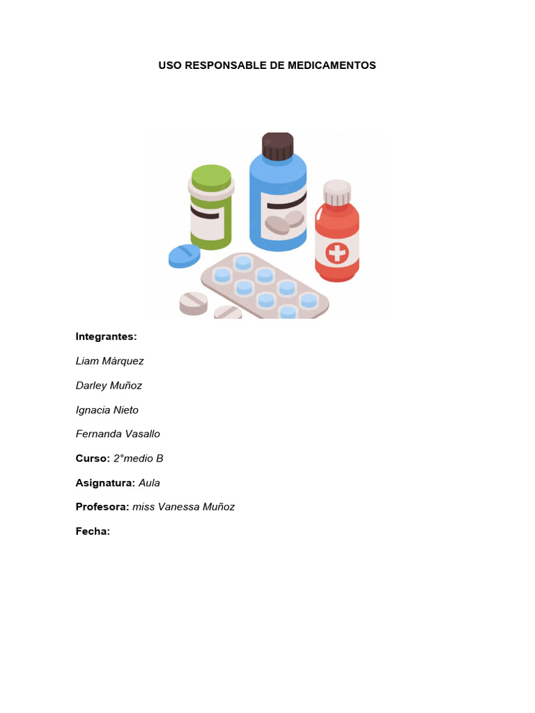 Uso Responsable de Medicamentos | PDF | La dependencia de sustancias | Despachador de drogas
