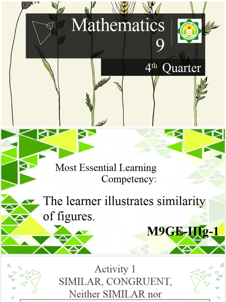 Similar Figures | PDF | Elementary Geometry | Euclid