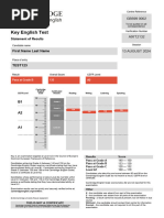 KET Answer Sheet | PDF