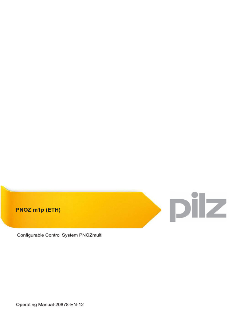Pilz Pnoz m1p Eth | PDF