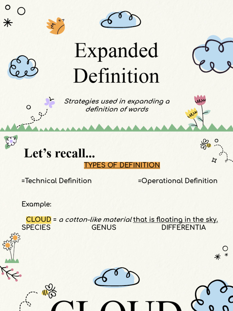 4th Quarter Lesson 3 Expanded Definition | Download Free PDF | Definition