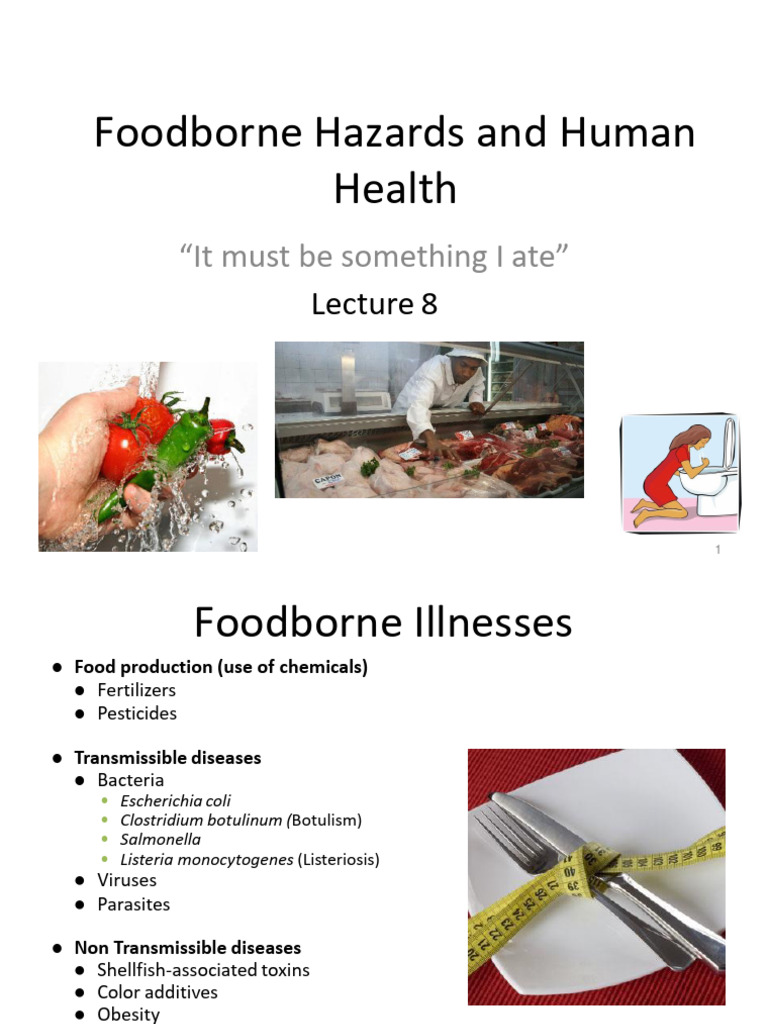 Foodborne Hazards and Health Risks | PDF | Genetically Modified Food ...