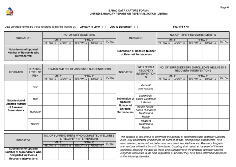 3.1.9. BADAC Form 4 (UBRA) | PDF | Health Care | Clinical Medicine